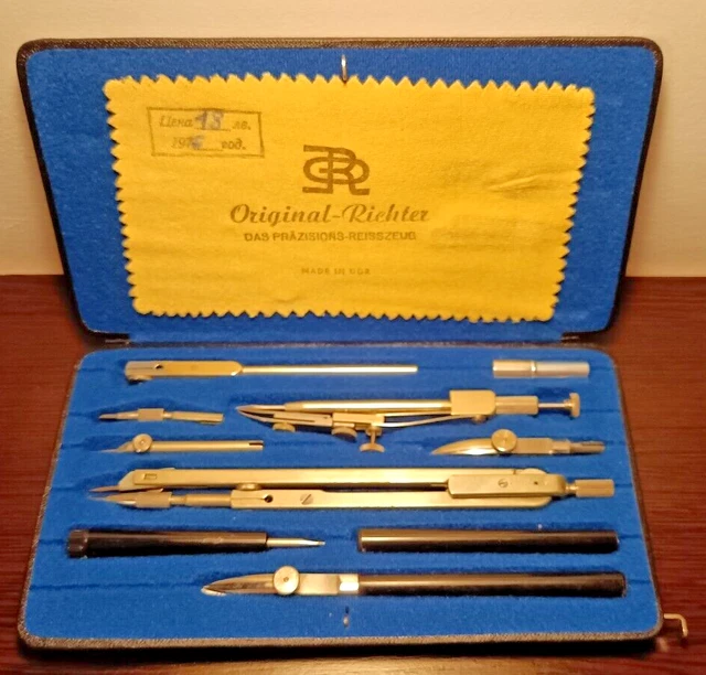 DRAFTING DRAWING SET ORIGINAL RICHTER P Va TECHNICAL VINTAGE GERMANY ...