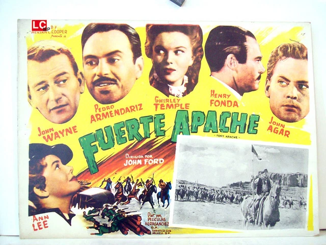 FORT APACHE / John Wayne /1948/ Opzionale Set Mexican LC EUR 10,08 ...