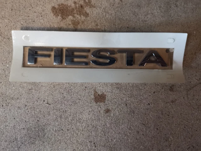 GENUINE FORD FIESTA Rear Fiesta Name Plate Badge Emblem 1998-2012 ...