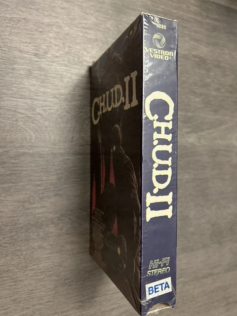 C.H.U.D. II BETAMAX Factory Sealed w/ Watermarks Cult Horror NOT VHS ...