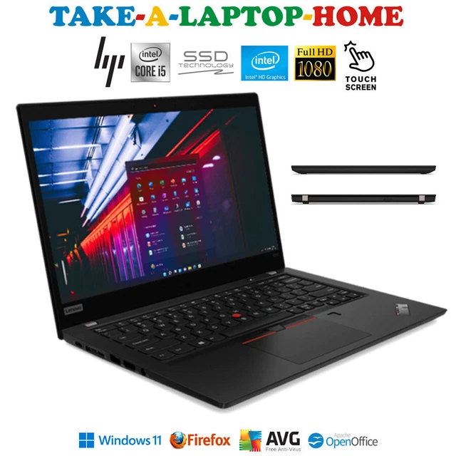 LENOVO THINKPAD I5 TouchScreen Laptop Windows11 Gaming Graphics SSD FHD ...
