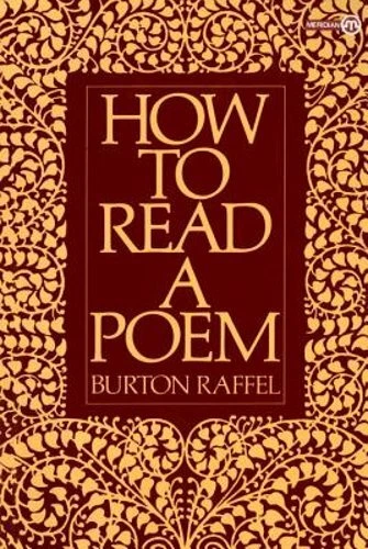 how-to-read-a-poem-by-professor-raffel-burton-new-61-96-picclick-uk