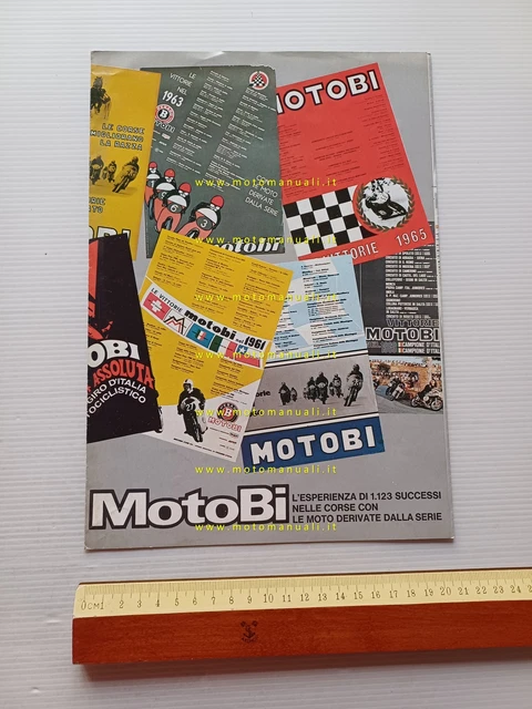 MOTOBI 250 2C Cafè Racer prototipo - produzione 1976 depliant italiano ...