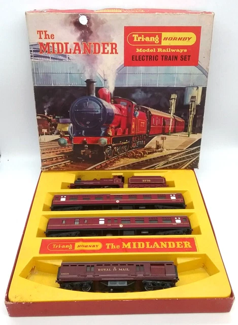 TRI-ANG HORNBY THE Midlander Electric Train Set Model Railways Boxed RS ...