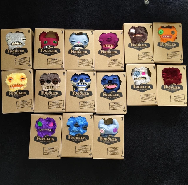 FUGGLER BOXED MULTICOLOUR Monster Plush Soft Toy first generation Small ...