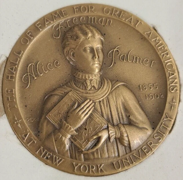HALL OF FAME Great Americans NYU, Alice Freeman Palmer, Bronze Medal ...