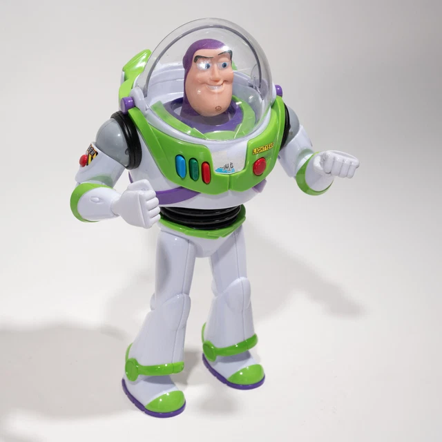 BUZZ LIGHTYEAR TALKING Action Figure Thinkway Toy Story Pixar - Working ...