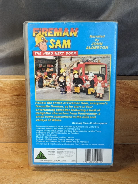 FIREMAN SAM - The Hero Next Door - Bbc - Vhs Video EUR 15,14 - PicClick IT