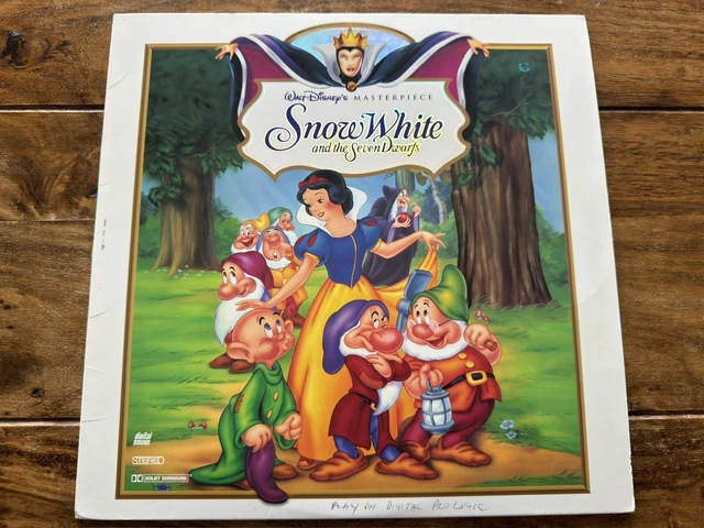 DISNEY'S SNOW WHITE and the Seven Dwarfs (1937) Laserdisc NTSC RARE OOP ...