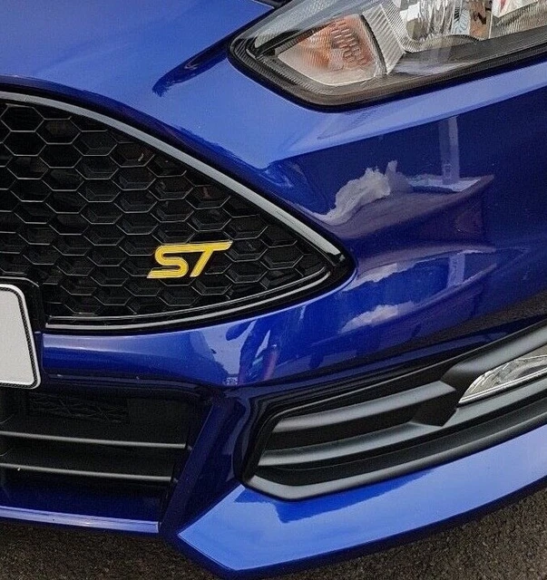 FIESTA ST MK7 MK8 BADGE INLAYS COLOUR CODED ST3 RECARO TURBO UK hybrid ...