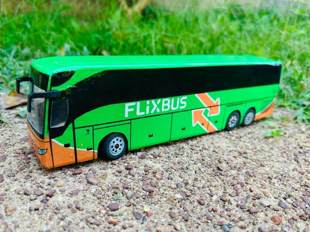 1:43 SCALE MERCEDES Benz Tourismo Bus FLiXBUS Handmade Diorama Model ...