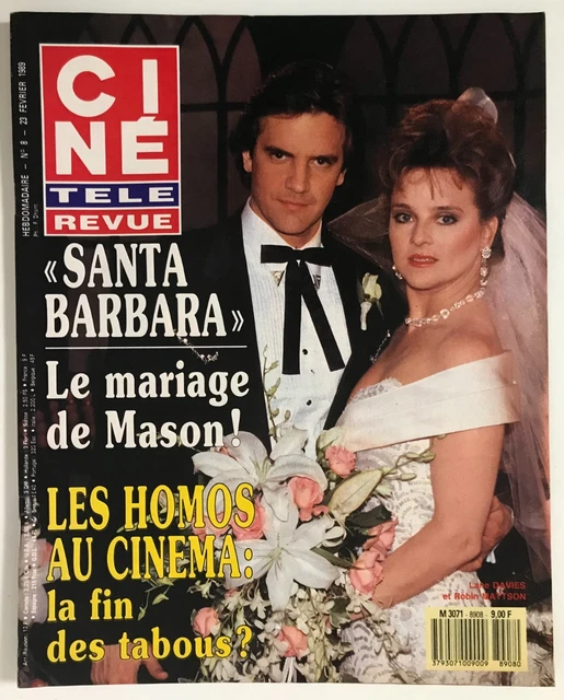 CINE REVUE 8/1989-SANTA Barbara-Michael Dudikoff-Mas-Priscilla Presley ...