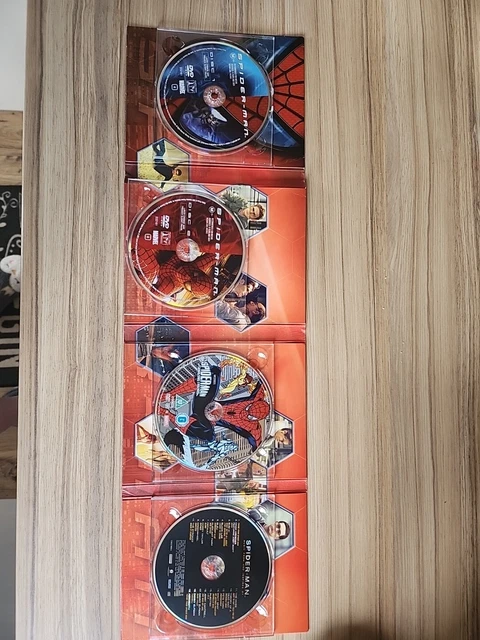 SPIDERMAN THE DELUXE Collectors Pack 4 Disc Dvd Inc Soundtrack £9.99 ...