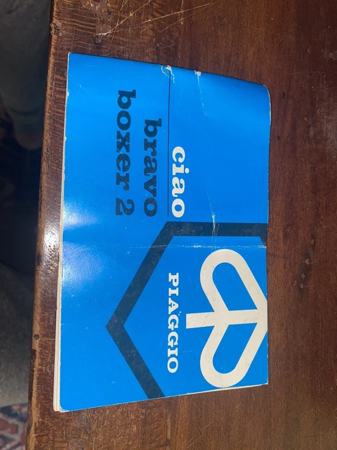 MANUALE ORIGINALE PIAGGIO Bravo Boxer Libretto Uso e Manutenzione EUR ...
