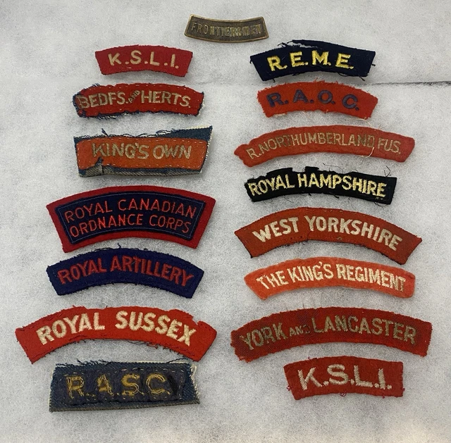 JOBLOT WW2 BRITISH Patches For Battledress £90.00 - PicClick UK