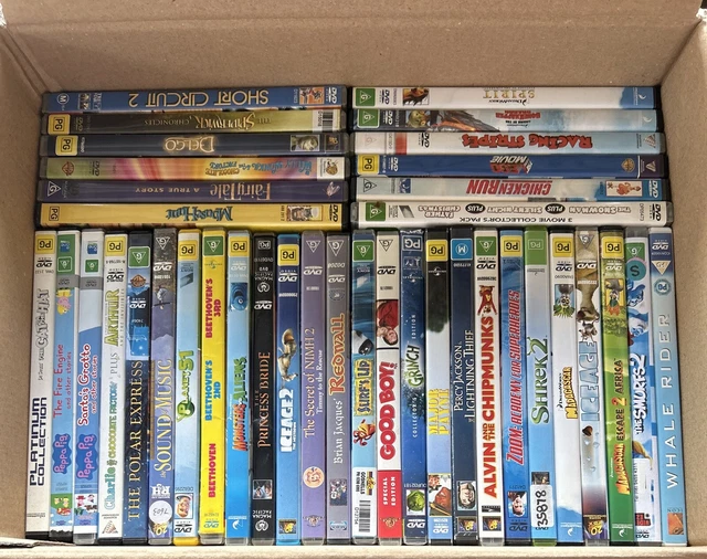 43 KIDS DVDS Kids Children Movies Bundle Bulk Lot -PRE OWNED #112 £40. ...