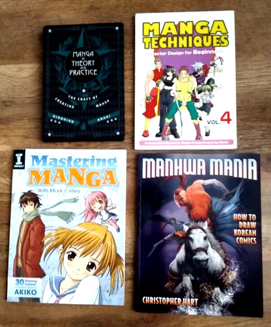 4 HOW TO Draw Manga Books Manhwa Mania / Techniques 4 / Mastering ...