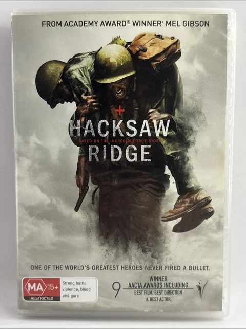 HACKSAW RIDGE (DVD, 2016) Andrew Garfield, Vince Vaughn - VGC Region 4 ...