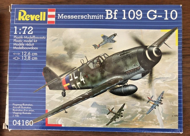 REVELL MESSERSCHMITT BF-109 G-10. 1/72 Scale Model Kit No. 04160 MIB £0.99 - PicClick UK