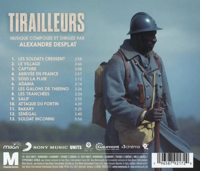 ALEXANDRE DESPLAT TIRAILLEURS/OST (CD) EUR 17,75 - PicClick FR