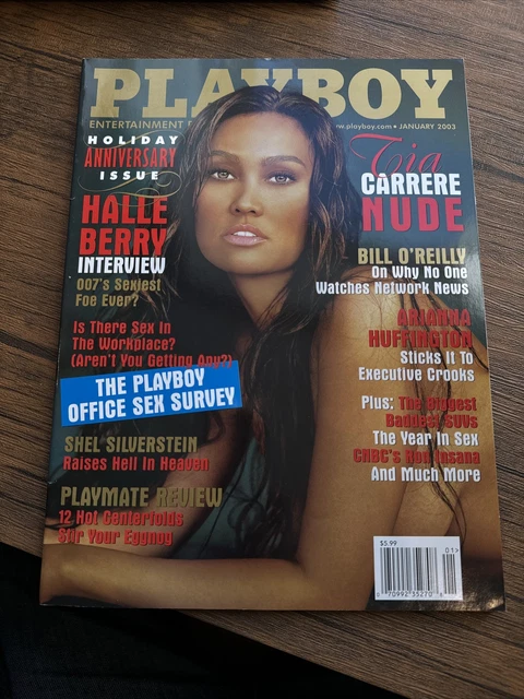 VINTAGE PLAYBOY JANUARY 2003 Tia Carrere Halle Berry £17.00 - PicClick UK