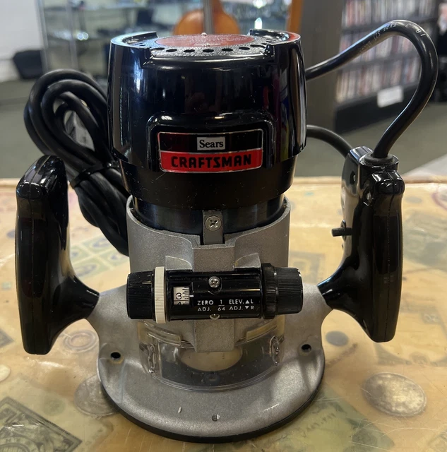 VINTAGE SEARS CRAFTSMAN Router Model 315.17480 Double Insulated *TESTED ...