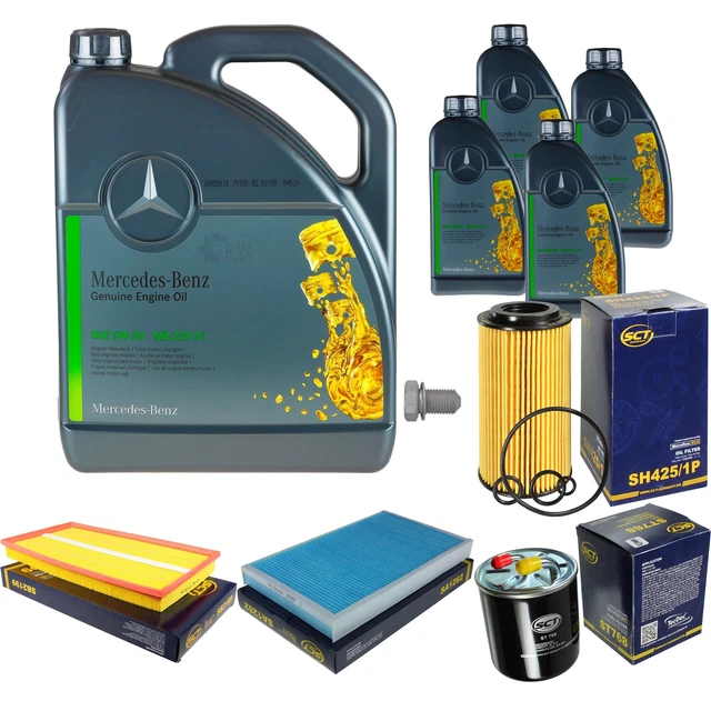 SCT INSPECTION SET 9 L Mercedes 5W-30 MB 229.51 pour Mercedes Vito ...