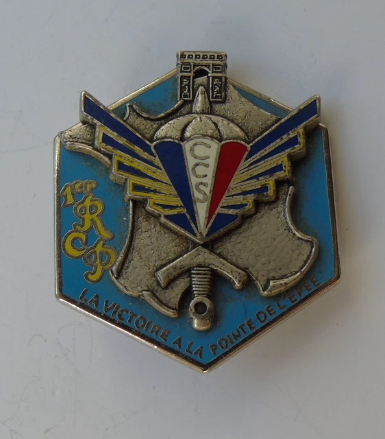 FRENCH ARMY 1ST Parachute Chasseur Regiment CCS badge/brevet - BALLARD ...