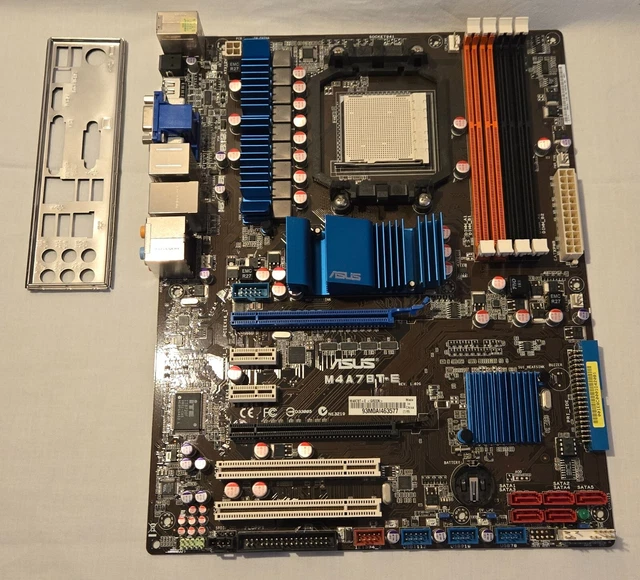 ASUS M4A78T-E AM3 DDR3 ATX Motherboard Integrated ATI Radeon HD3300 GPU ...