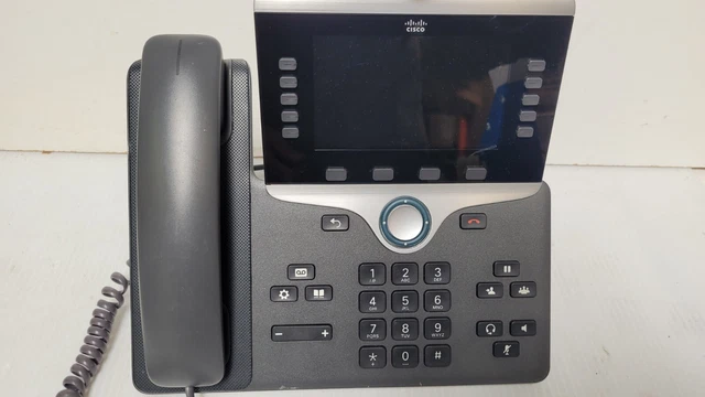 CISCO CP-8865-K9 VOIP Video Conference Phone w/ Handset Stand And ...