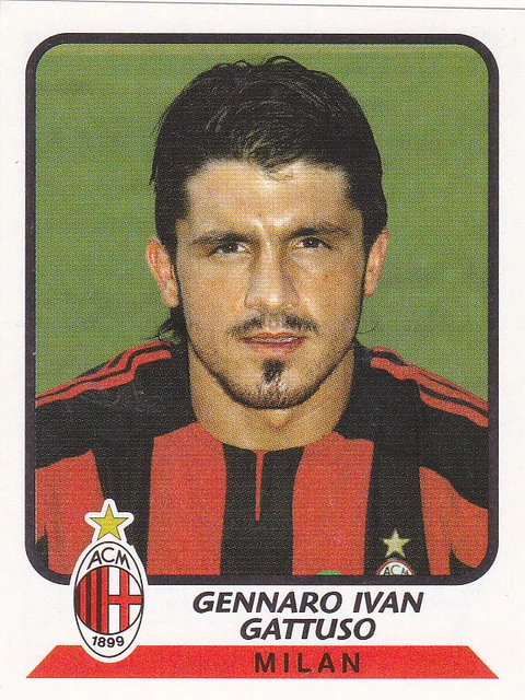FIGURINE PANINI CALCIATORI 2003 2004 03/04 Gennaro Ivan Gattuso milan n. 233 EUR 1,00 - PicClick IT