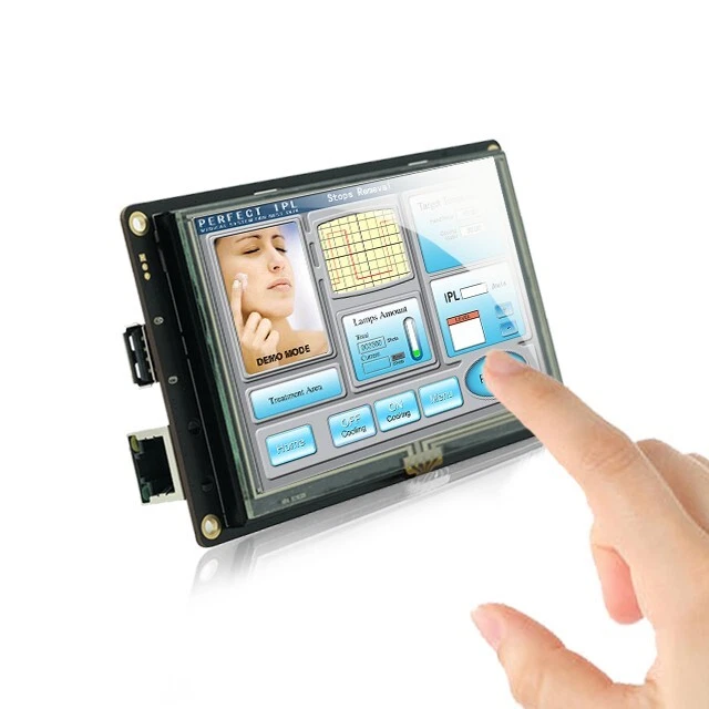 5'' HMI TFT LCD Display Module with Touch Panel+Easy-to-Use GUI Design ...