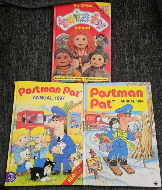 POSTMAN PAT ANNUAL 1994 postman Pat annual 1997 Tots Tv Annual 1995 £5. ...