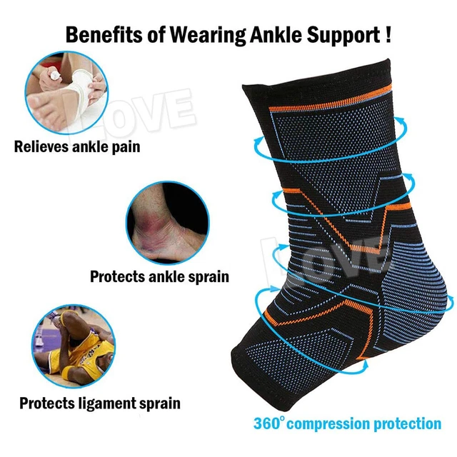 ANKLE BRACE FASCIITIS Sock with Foot Arch Support Reduces Swelling ...