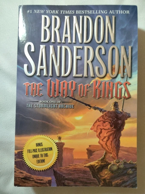 THE WAY OF Kings by Brandon Sanderson (Bonus Illustration Editon) TB ...
