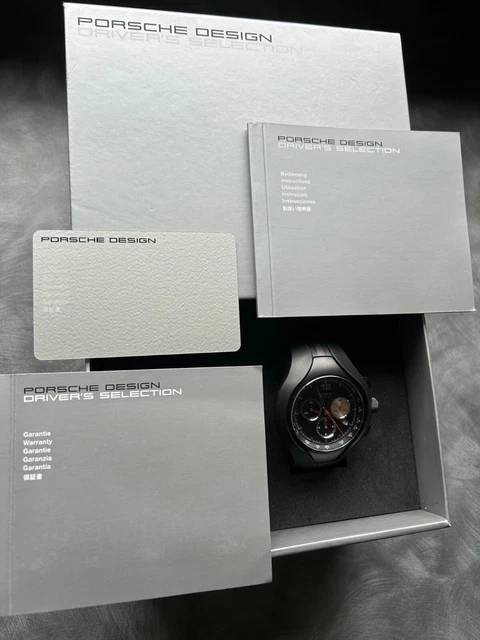 LTD EDITION GENUINE Porsche 911 Speed 11 Chronograph Watch with Red ...