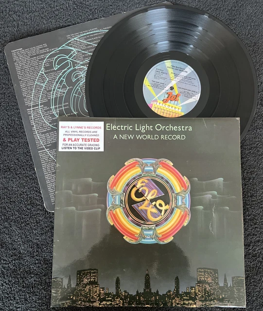 ELECTRIC LIGHT ORCHESTRA (ELO) - A New World Record Vinyl LP EMBOSSED ...