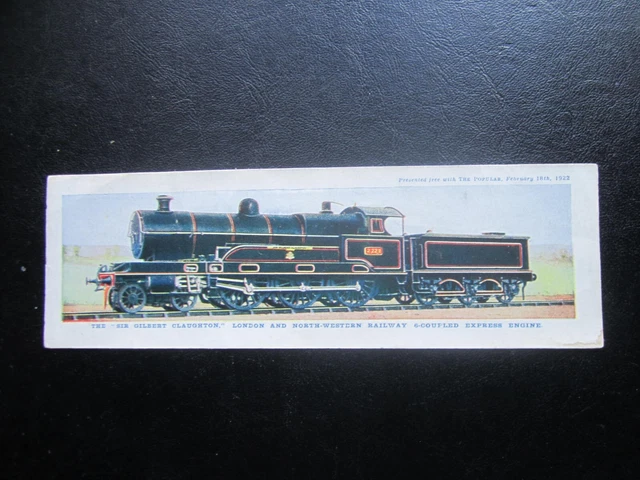 VRARE, THE POPULAR, RAILWAY LOCOMOTIVES, LNWR EXPRESS ENGINE, 4-6-0, 18 ...