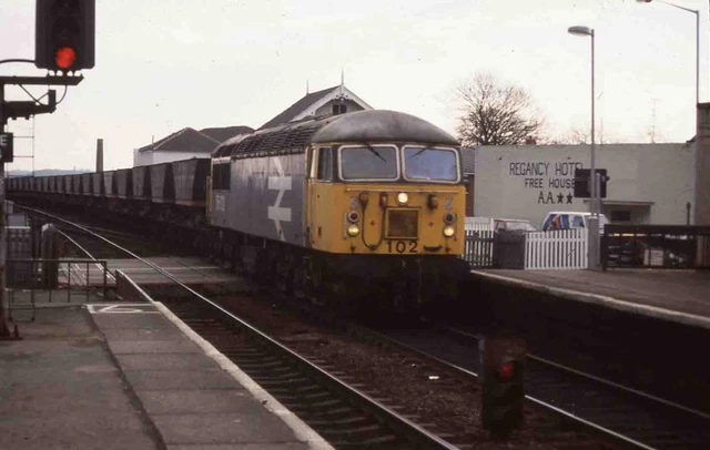 35MM SLIDE BR British Rail Diesel Loco Class 56 56102 worksop mgr 1987 ...