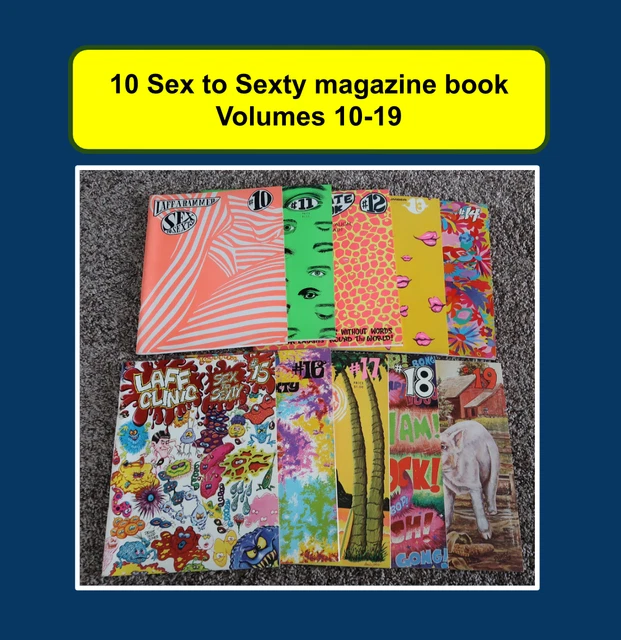 Lot Of 10 Vintage Sex To Sexty Comic Magazines Pierre Davis Adult