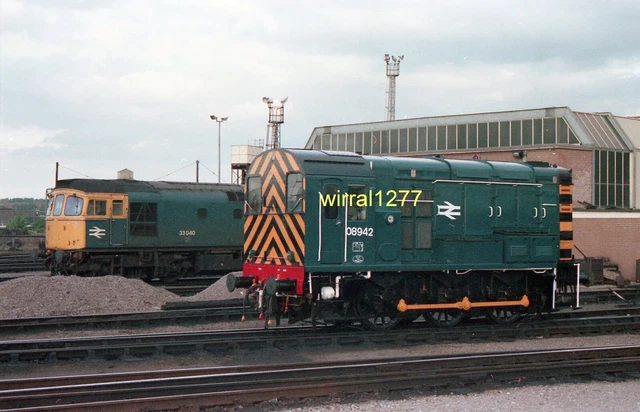 ORIGINAL RAILWAY PHOTOGRAPHIC negative Class 08 08942 at Bristol £2.50 ...