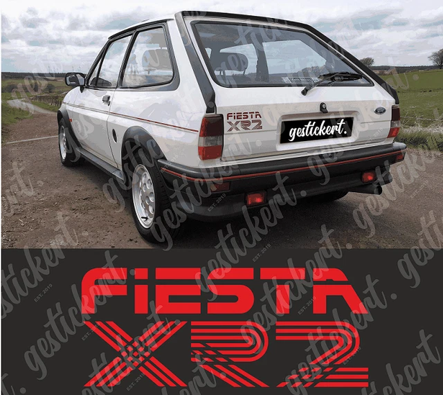 1X AUFKLEBER FÜR Ford Fiesta XR2i XR2 MK2 Sticker Decal Heckklappe Heck ...