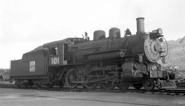 WESTERN PACIFIC LOCOMOTIVE engine No 101, 4-6-0 Old Train Photo $9.00 ...