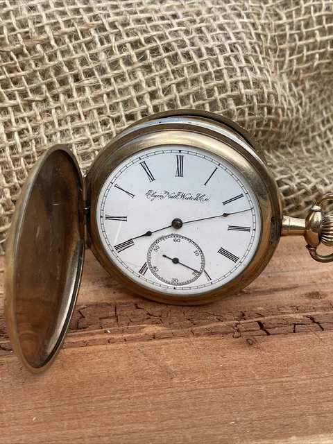 ANTIQUE 1922 POCKET Watch Model 6 Hunter Case 7j Bona Fide Gold Plated ...