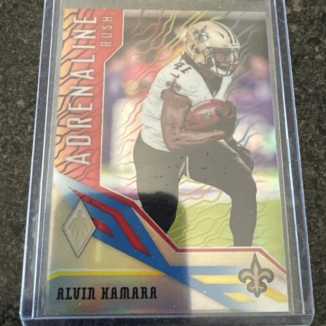2018 PANINI PHOENIX Adrénaline Rush Color Burst Alvin Kamara #6 EUR 11 ...