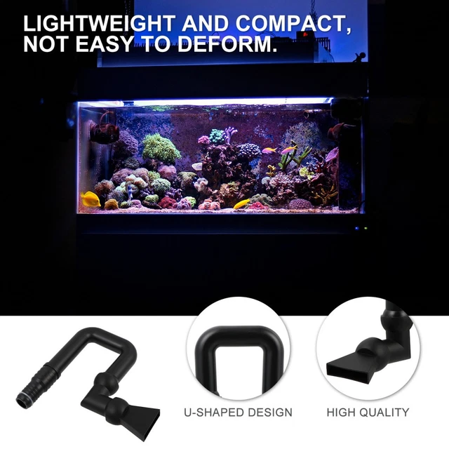 FISH TANK PUMP Duckbill Nozzle Water Outlet Aquarium Return Pipe $25.91 ...