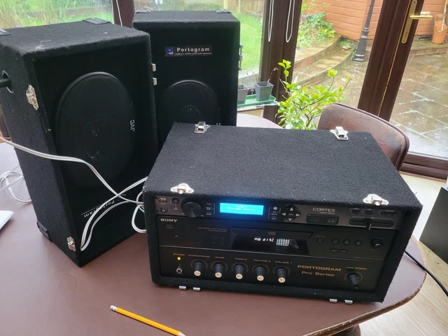 PORTOGRAM BESPOKE SOUND system, CD, amplifier, speakers. Full working ...