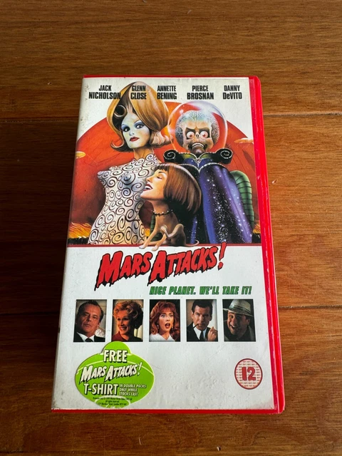 MARS ATTACK BIG Box Vhs Video £7.99 - PicClick UK