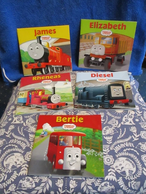 THOMAS & FRIENDS Book Bundle X 5 Books Thomas The Tank Engine Paperback ...