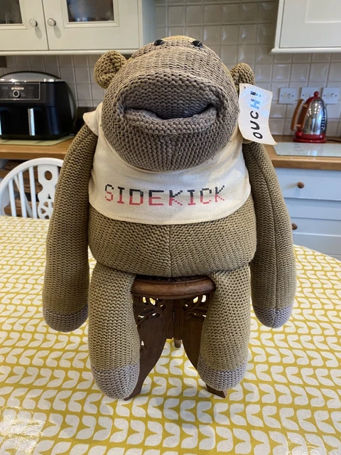 PG TIPS MONKEY Sidekick The Ultimate Telly Friend - Knitted Toy £21.48 ...